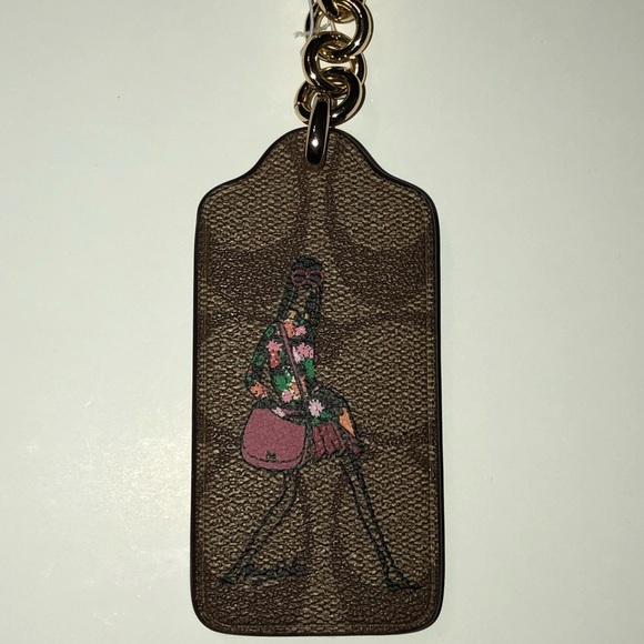 Coach | Accessories | Coach Key Fob Chain Ring Brown New | Poshmark